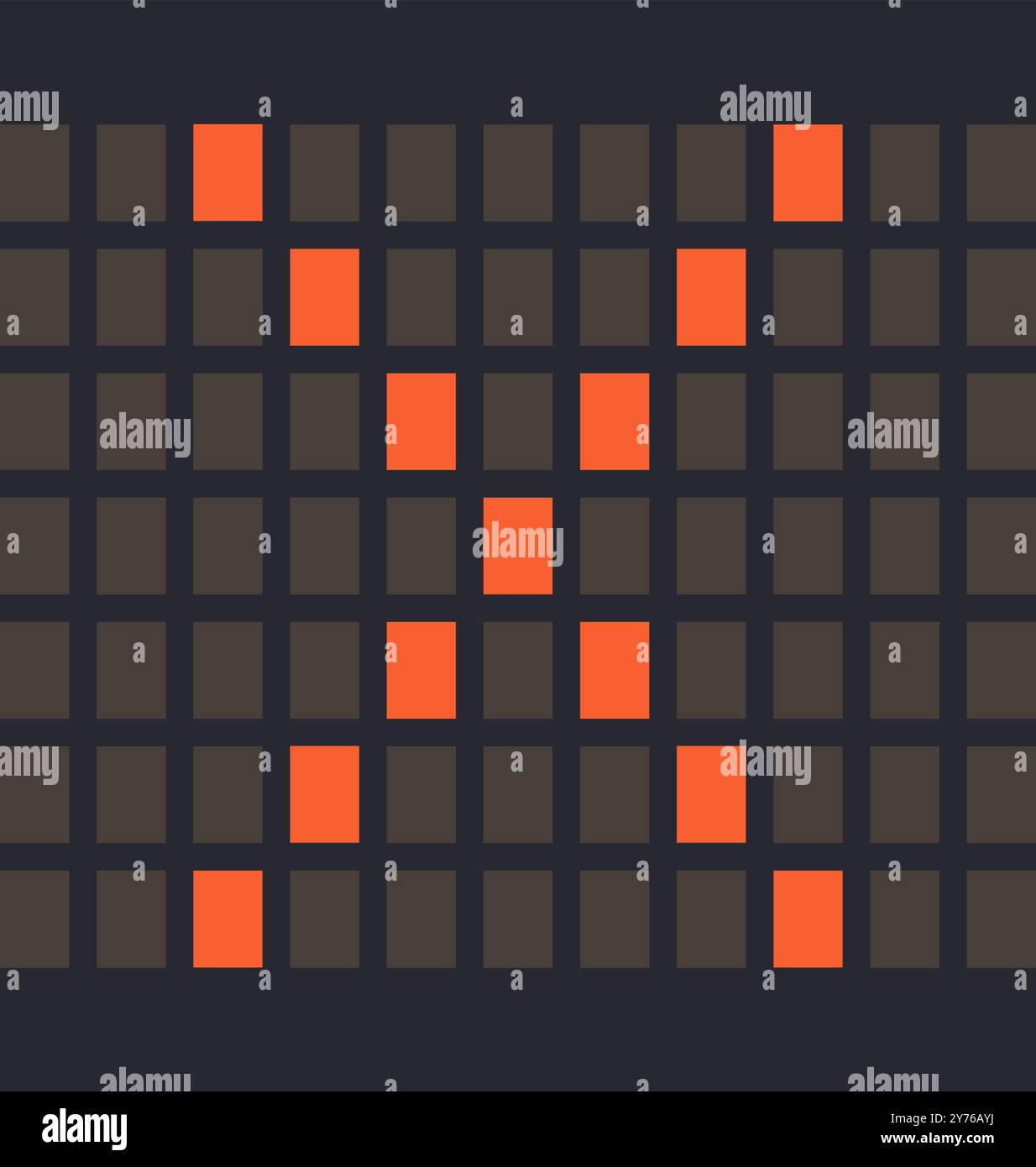 Letter Symbol Multiply Led orange color and a dark background, Vector ...