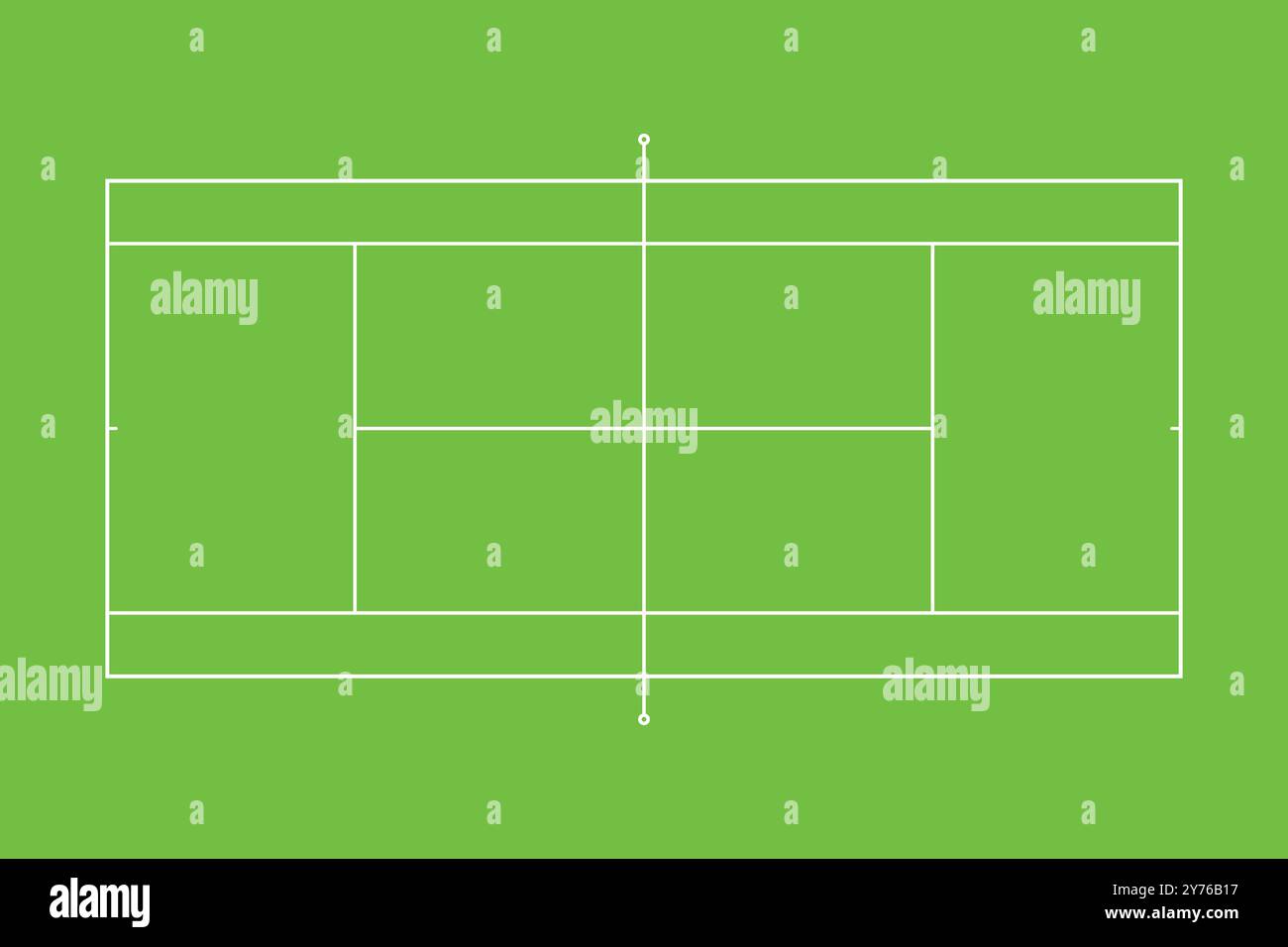 Tennis court green field Template tennis court with lines. Vector ...
