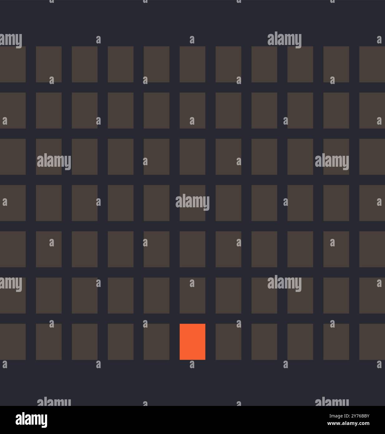 Letter Symbol Full Stop Led orange color and a dark background, Vector ...