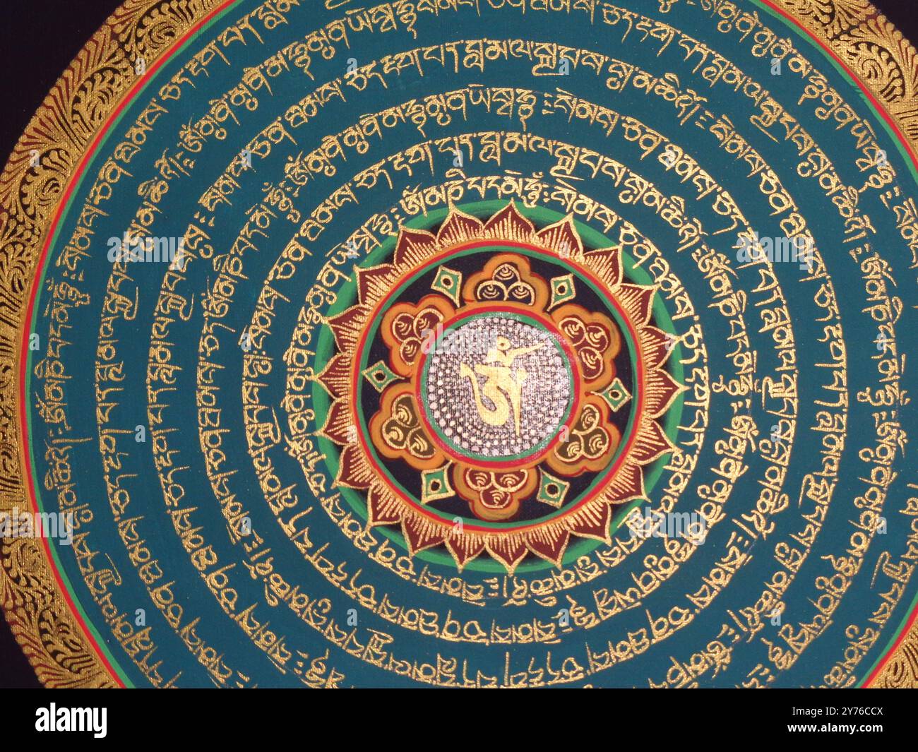 Thangka Painting in Tibetan Buddhism Stock Photo - Alamy