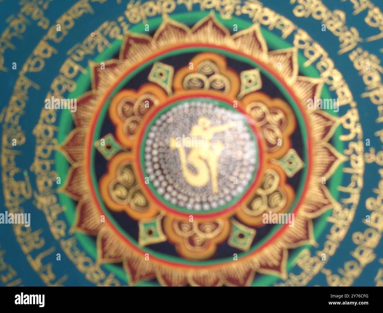 Thangka Painting in Tibetan Buddhism Stock Photo - Alamy