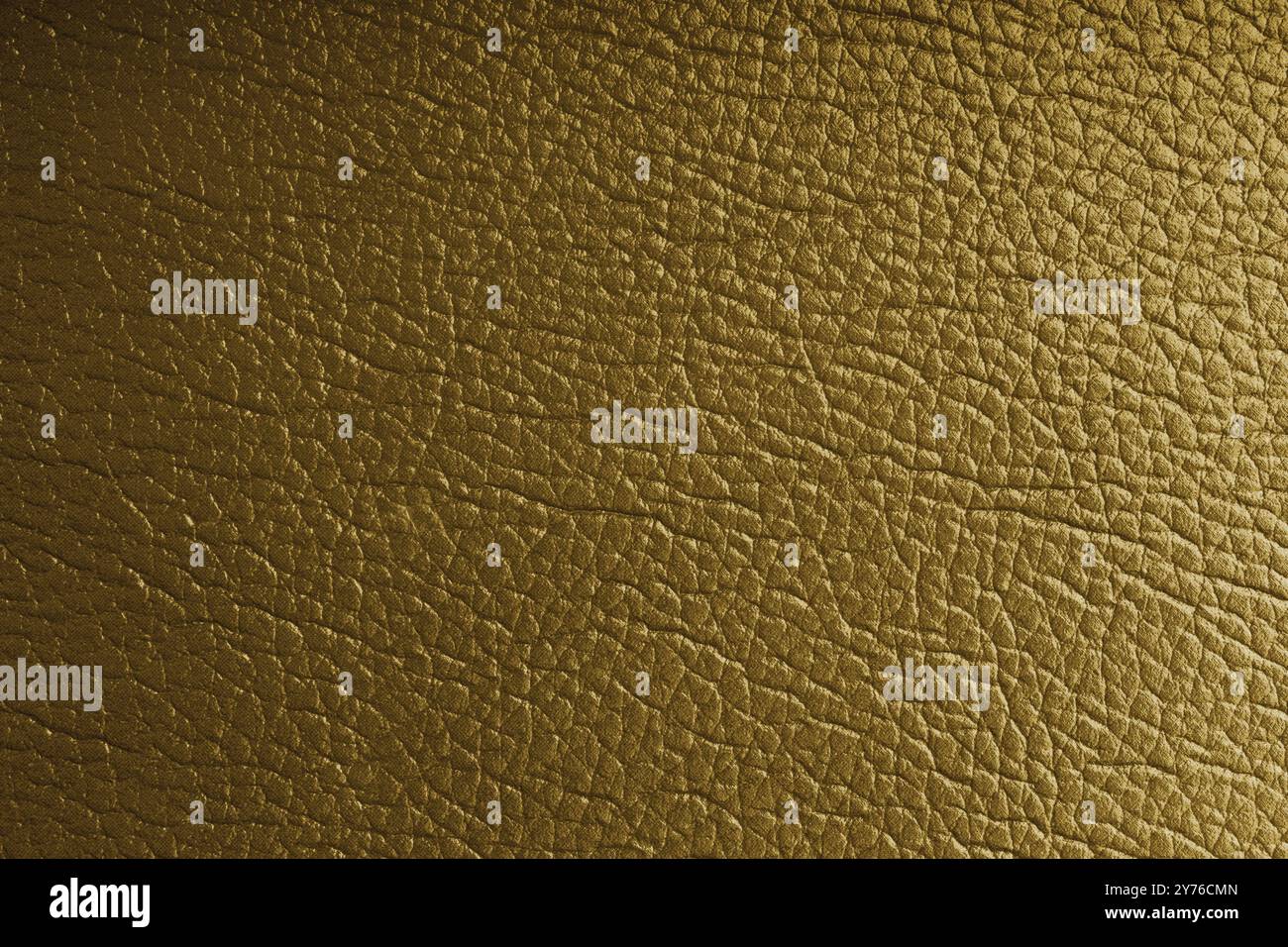 Natural, genuine yellow leather texture with metallic effect close up ...