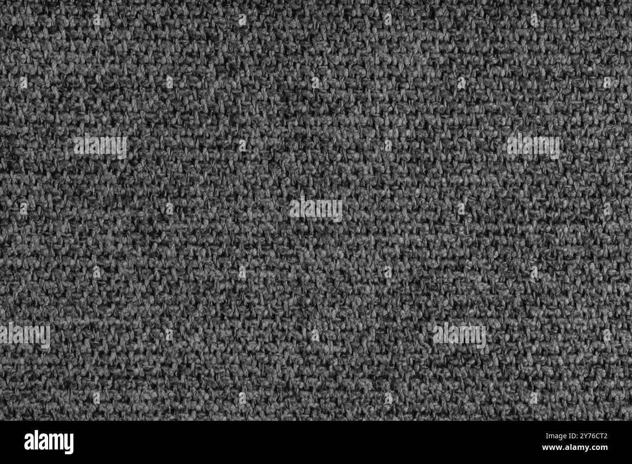 Coarse weave texture upholstery black jacquard fabric. Textile ...