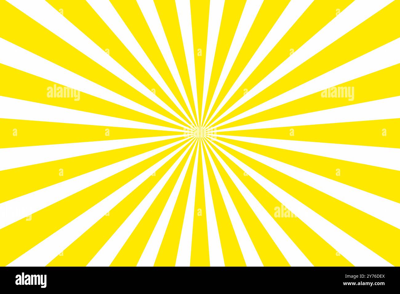 Yellow Sunburst Pattern Background, Vector Illustration Stock Vector ...