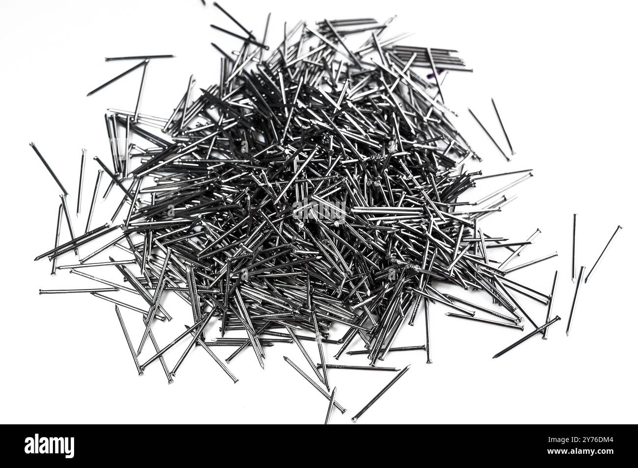 Group of common steel nails Stock Photo - Alamy