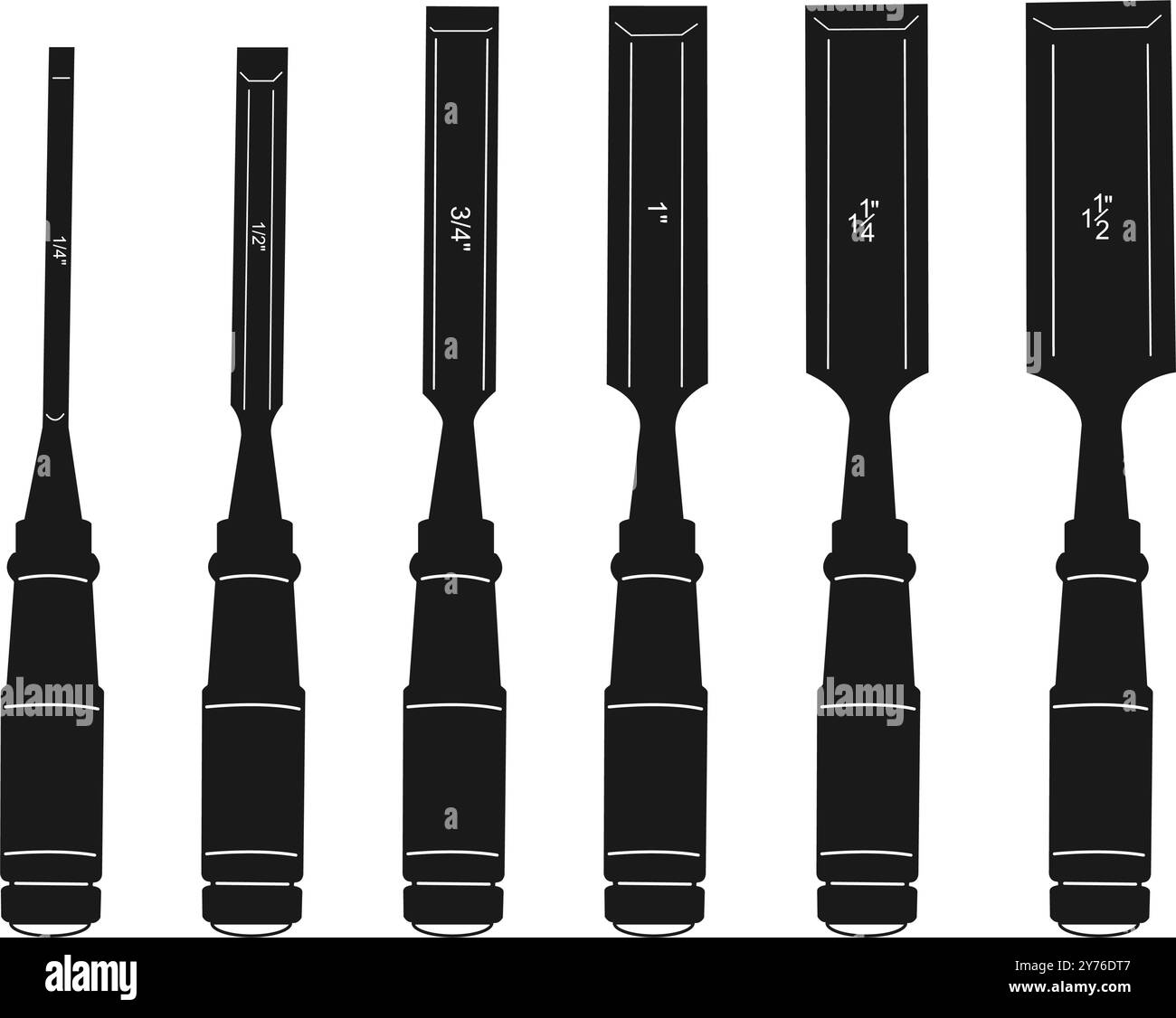 Set wood carving black Stock Vector Images - Alamy