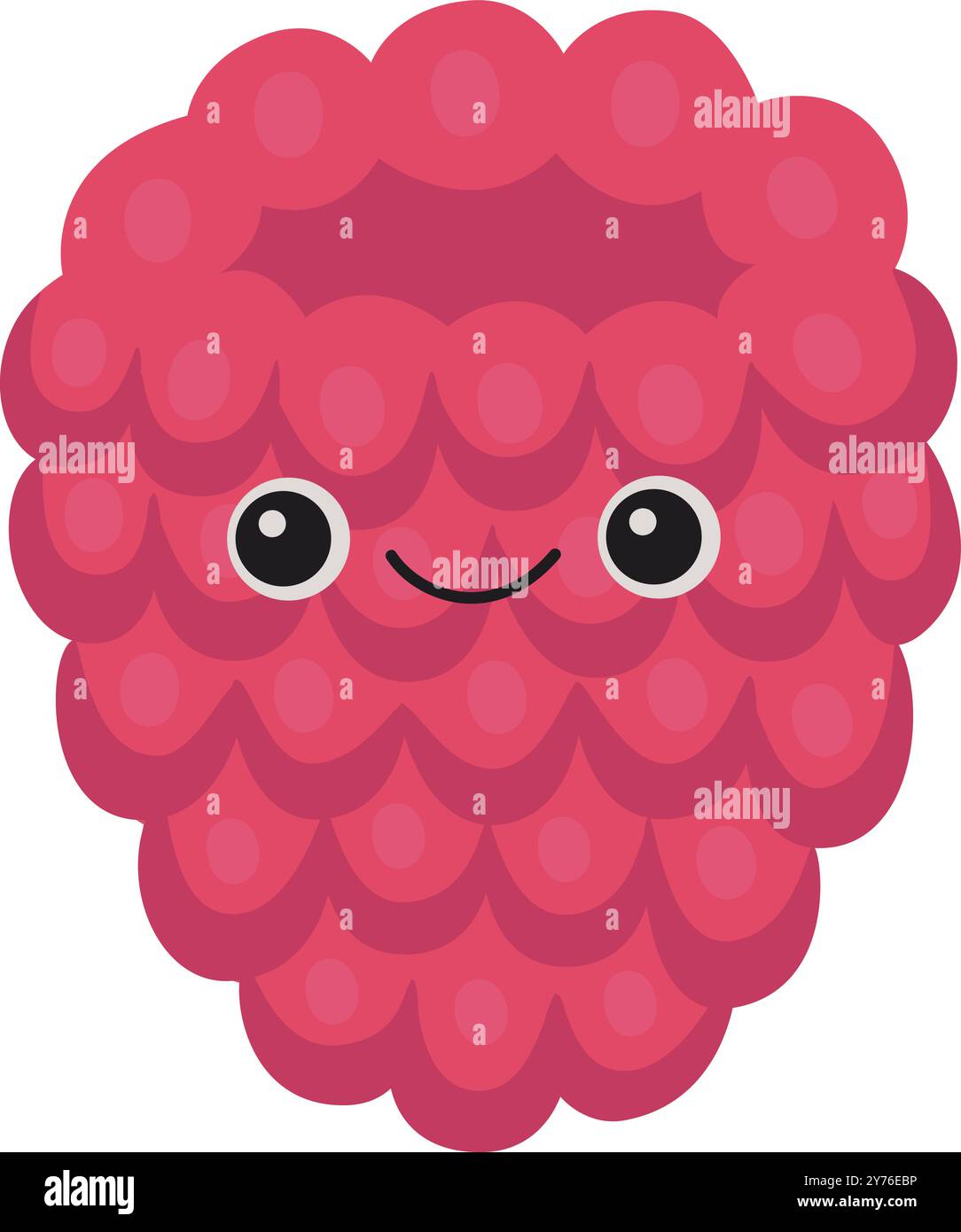 Cute kawaii raspberry cartoon Cut Out Stock Images & Pictures - Alamy