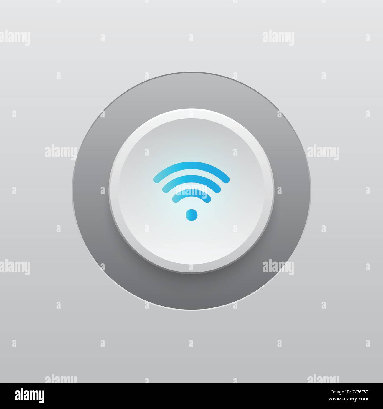Wifi Modern Button and LED Light Stock Vector Image & Art - Alamy