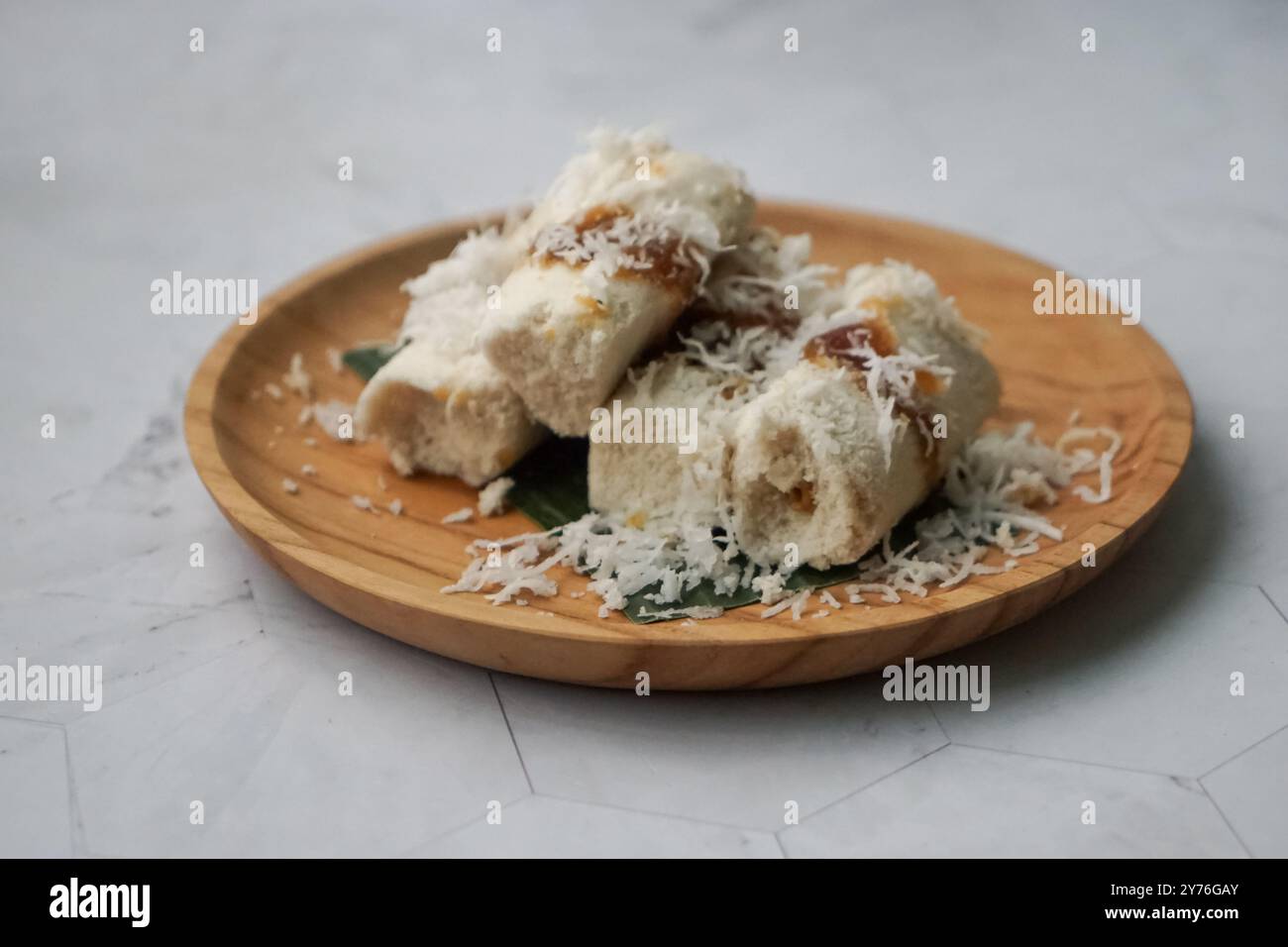 Rice Flour Steamed Cake in Bamboo or locally known in Malaysia as Putu ...
