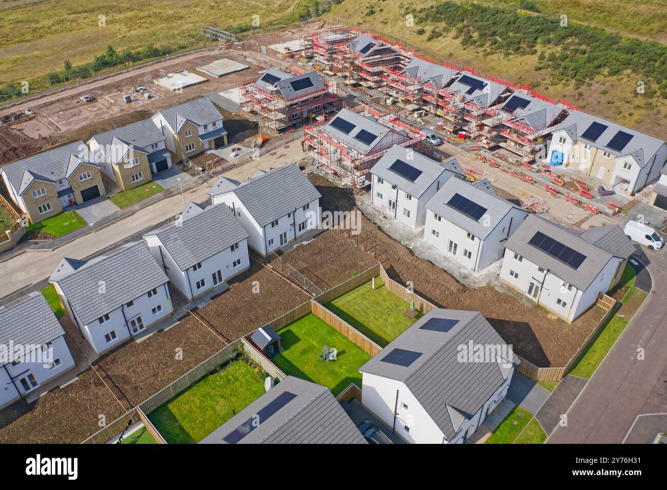 New housing development at Dargavel in Bishopton Stock Photo - Alamy