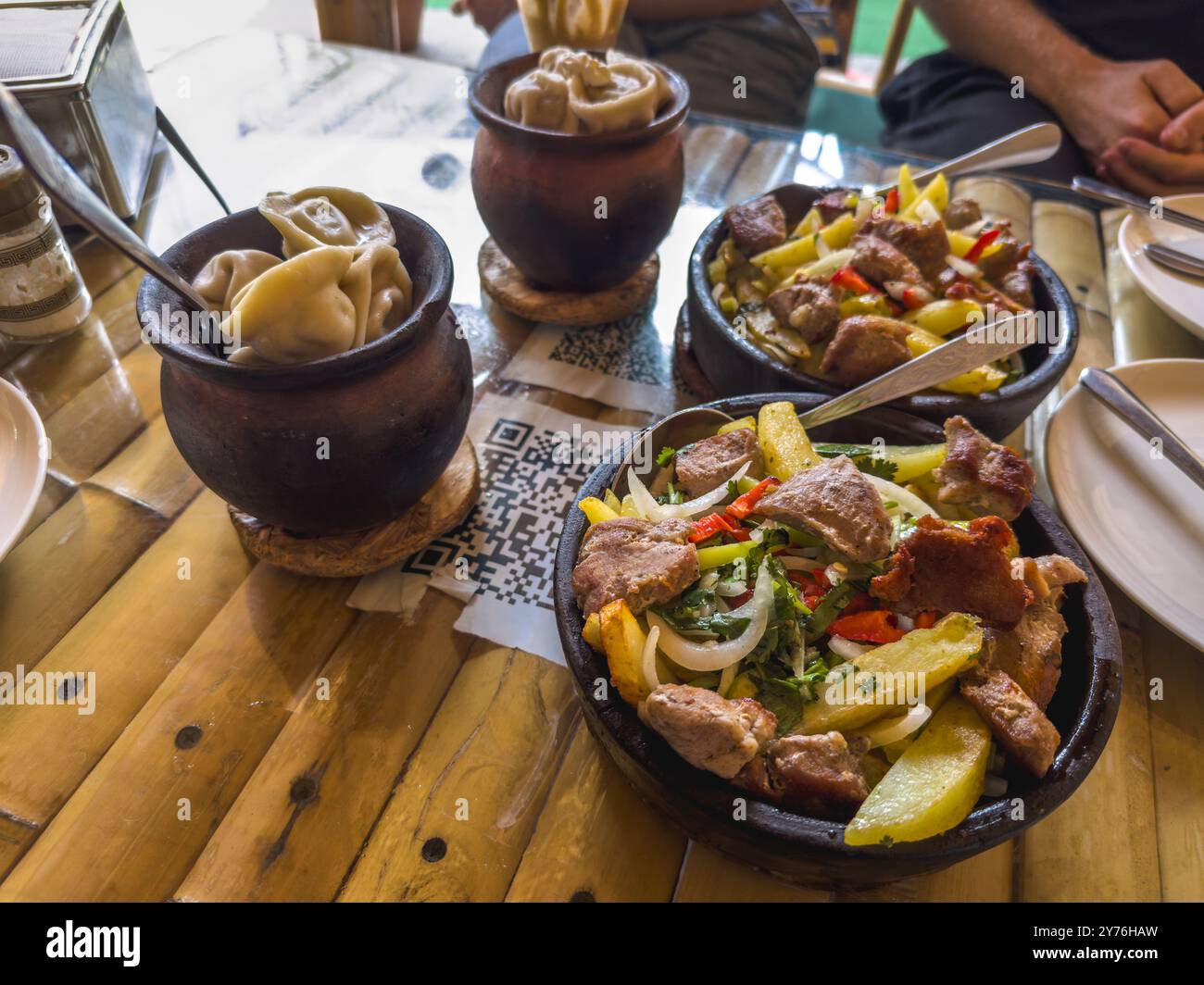 Traditional Georgian Cuisine Stock Photo - Alamy