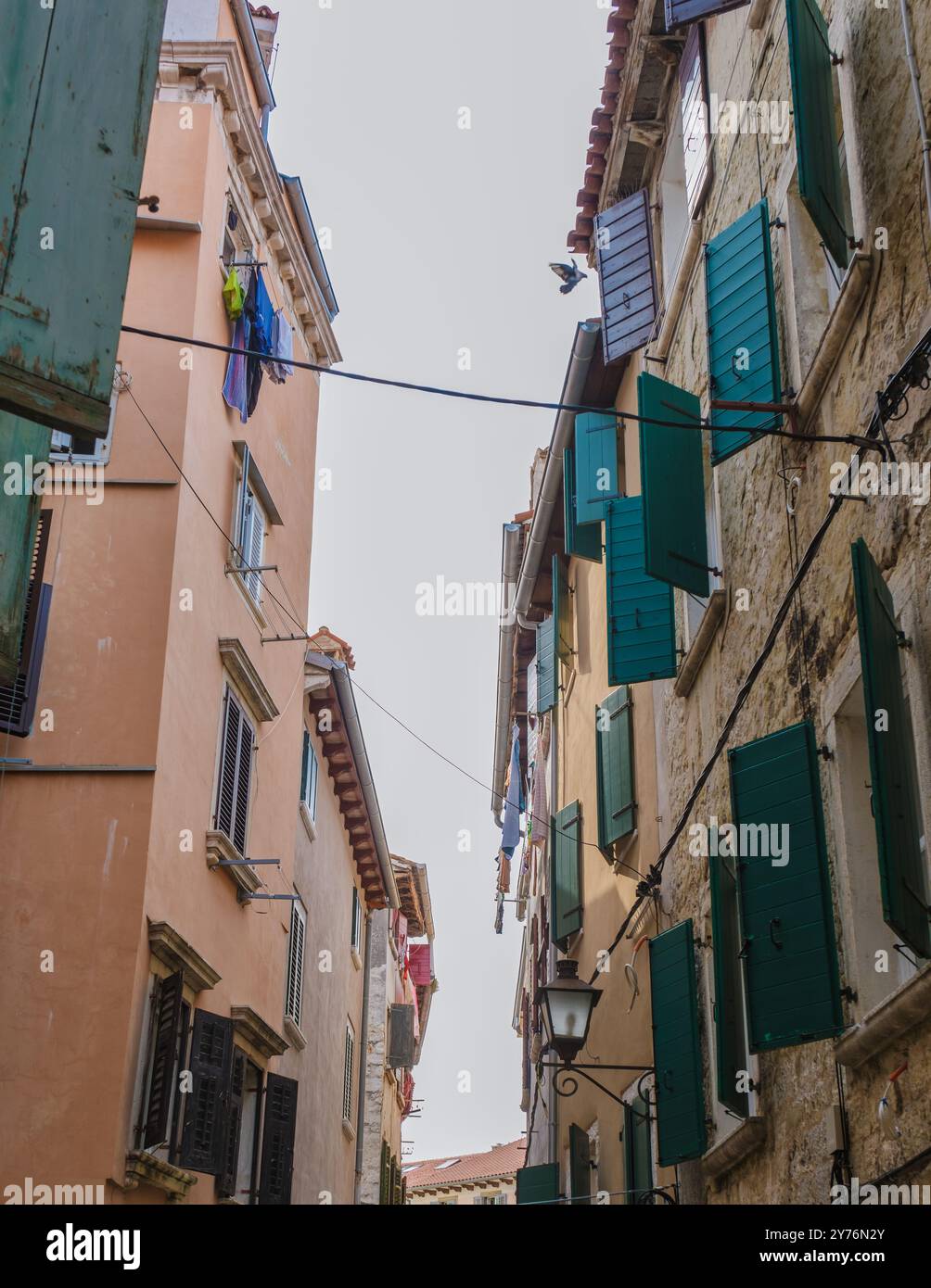 Exploring the quaint alleyways of rovinj hi-res stock photography and ...