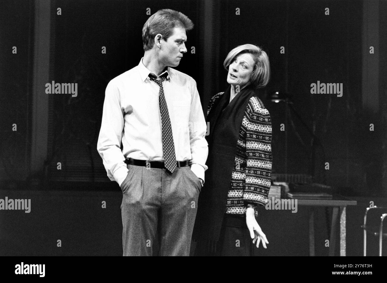 Maggie Smith (Halina), Anthony Andrews (Neville) in COMING IN TO LAND ...