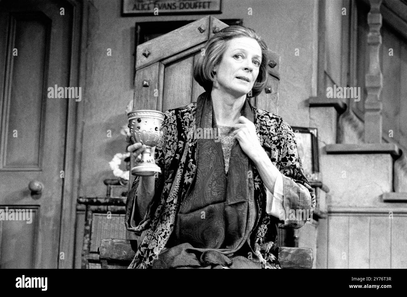 Maggie Smith (Lettice Douffet) in LETTICE AND LOVAGE by Peter Shaffer ...