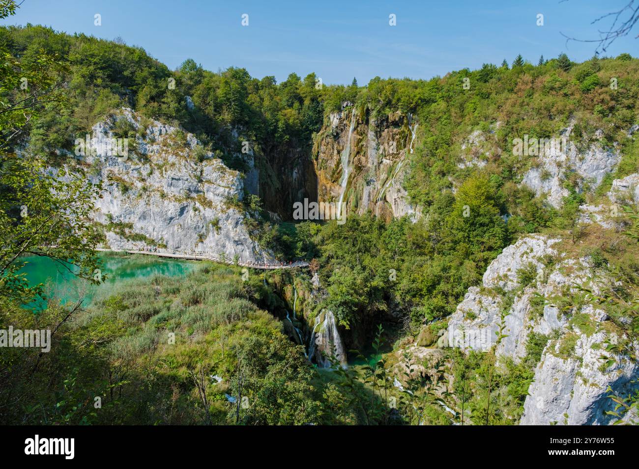 Vibrant turquoise waterfalls natural pools hi-res stock photography and ...