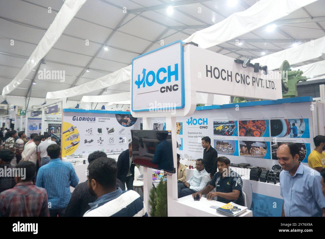 Rajkot, Gujarat, India. 27th September, 2024. Hoch cnc center view ...