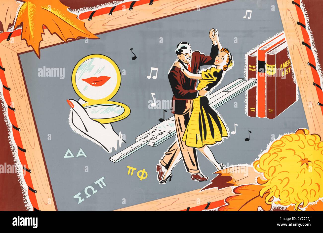 Back-to-School Promotional Poster (1950s). Department Store Advertising ...