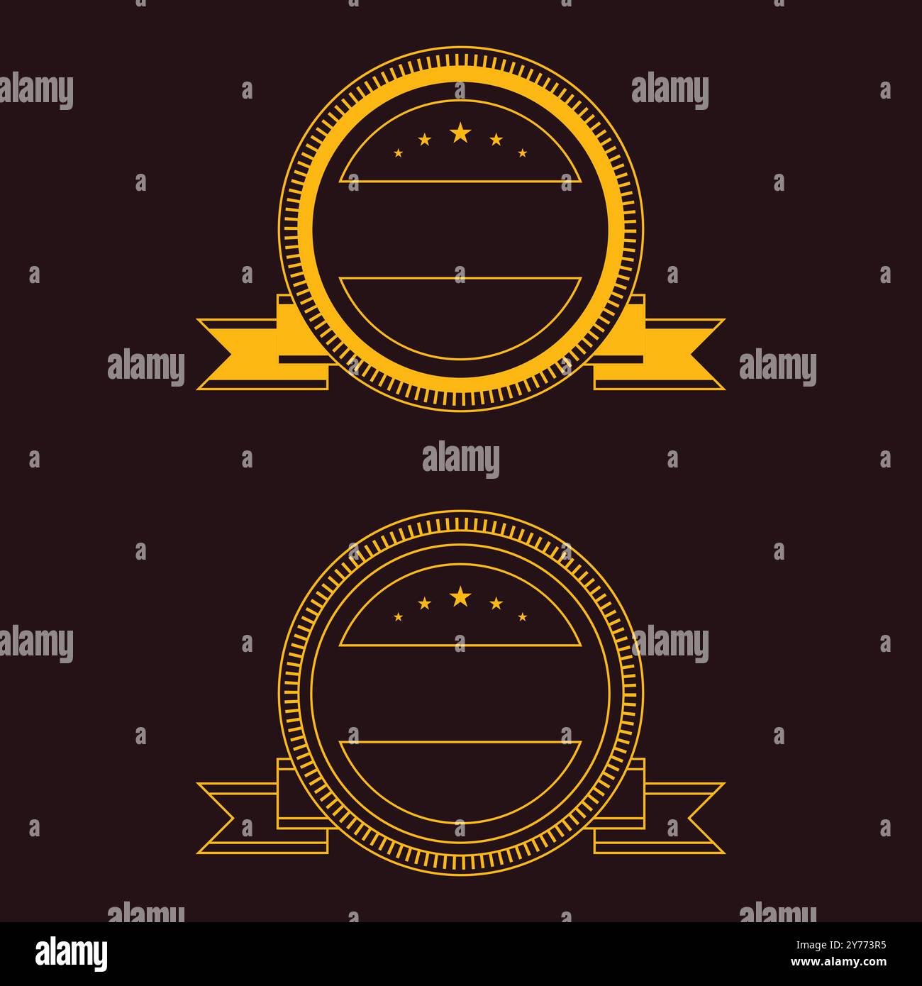 Blank vector vintage classic style badges Stock Vector Image & Art - Alamy