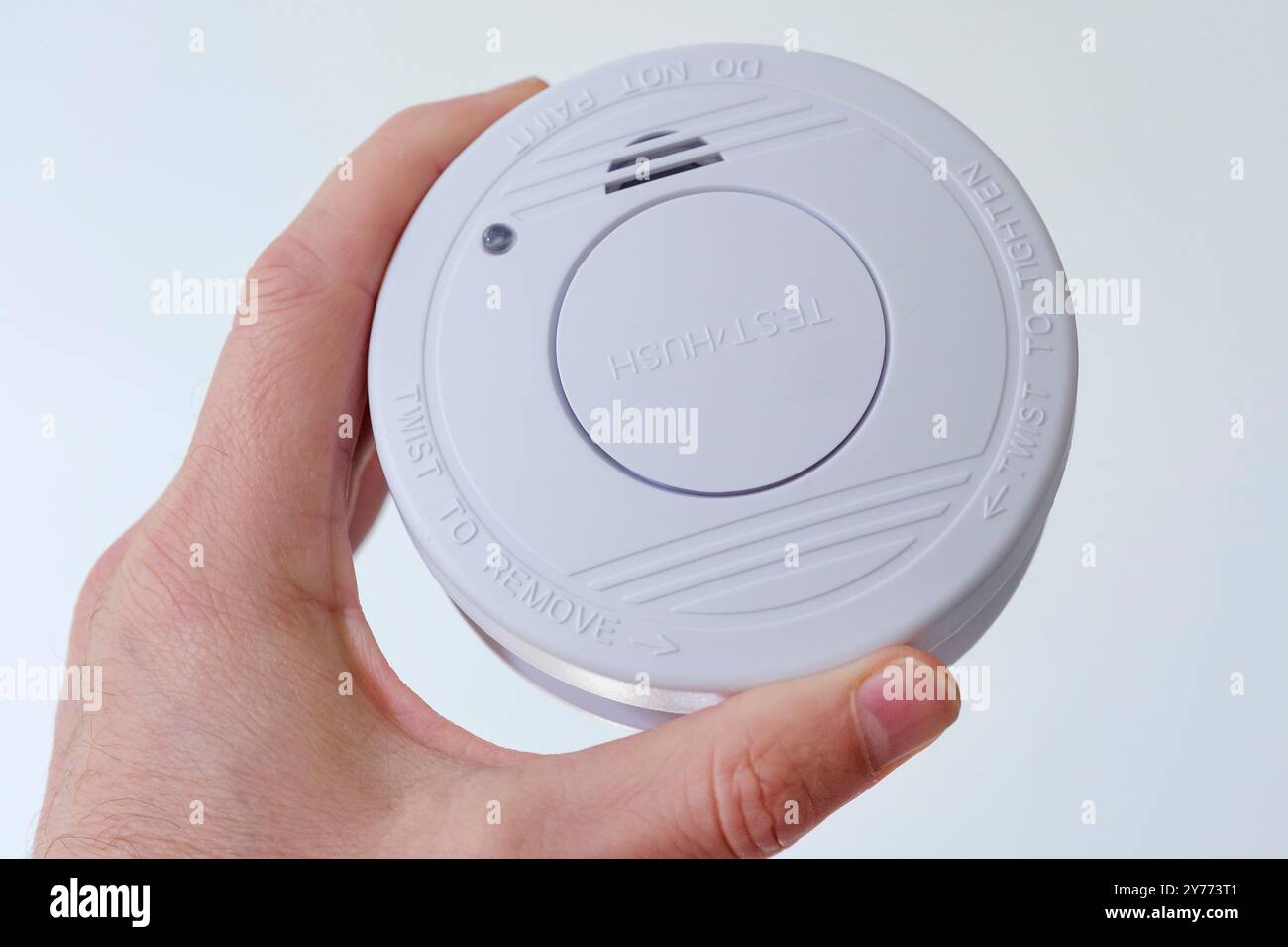 Hand smoke detector hi-res stock photography and images - Alamy
