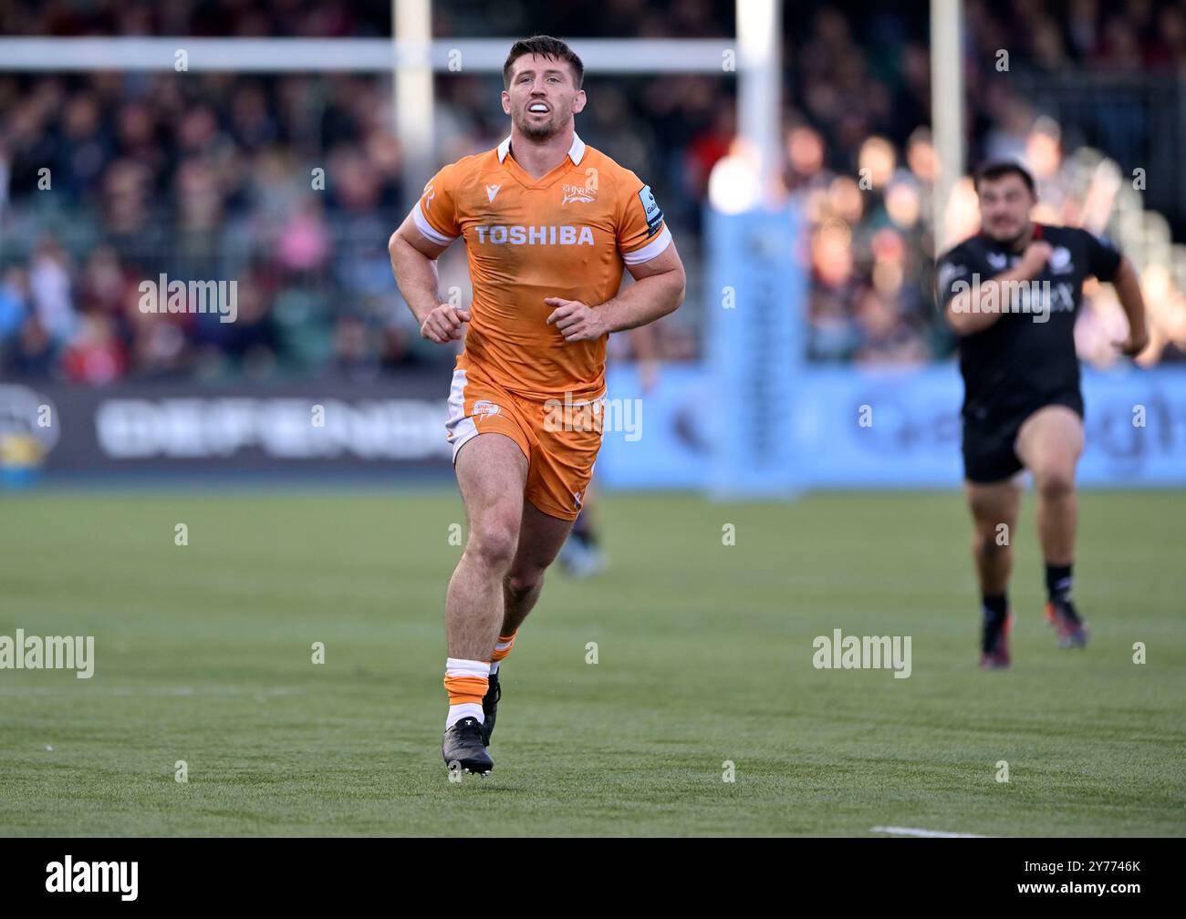 Hendon, United Kingdom. 28th Sep, 2024. Premiership Rugby. Saracens V ...