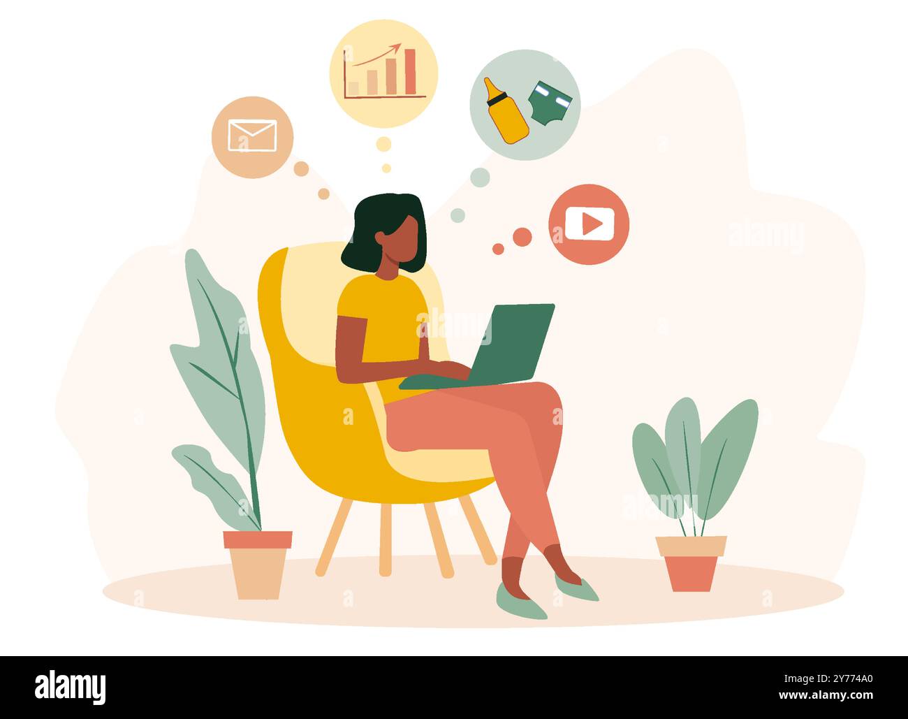 Lifestyle family light Stock Vector Images - Alamy