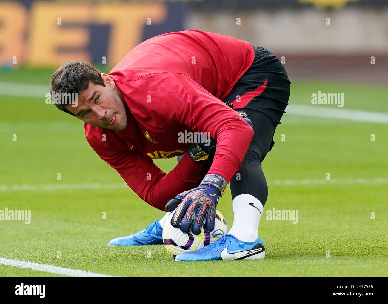 Alisson becker liverpool 2024 hi-res stock photography and images - Alamy