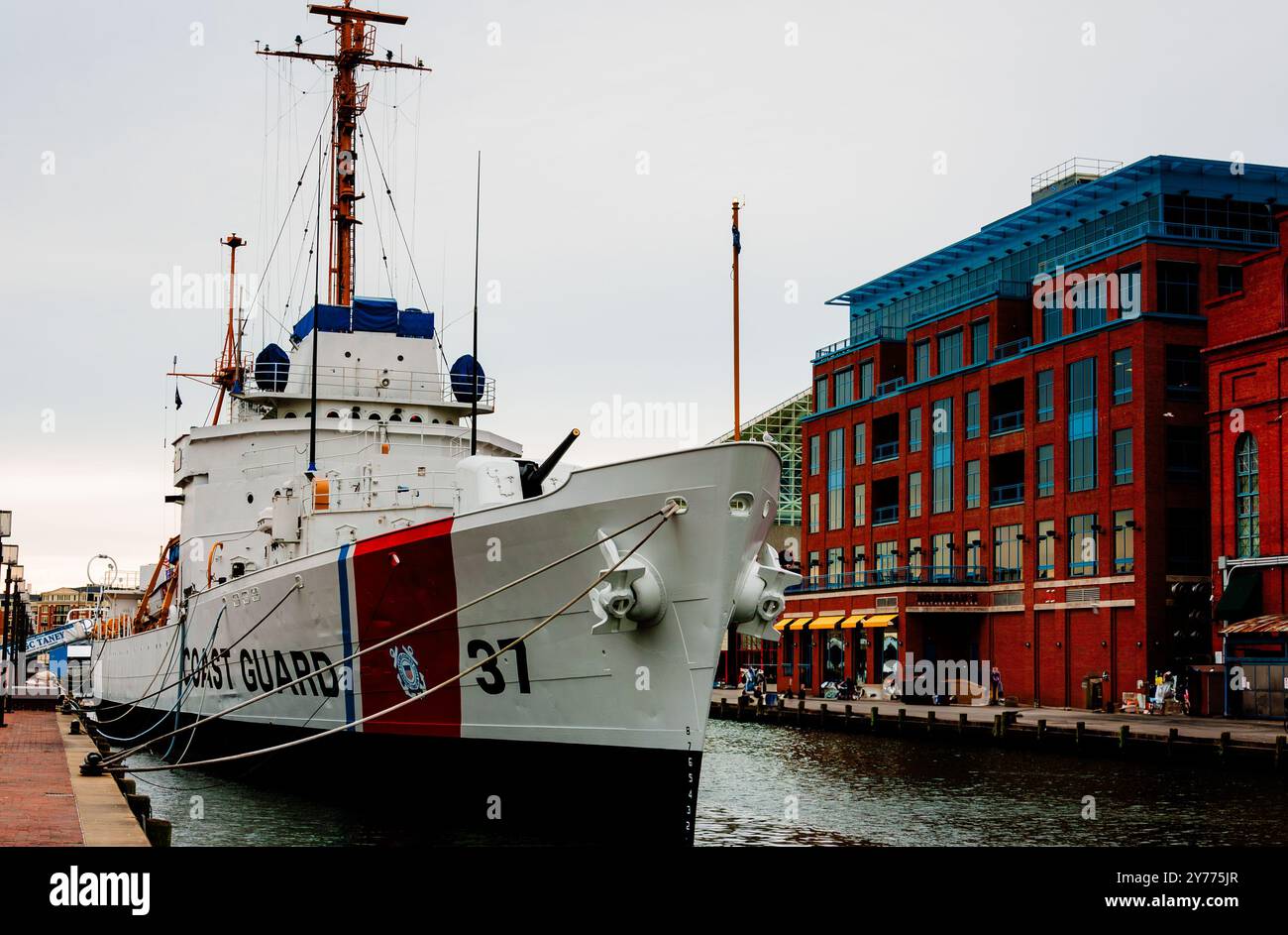 Historic Coast Guard Cutter Taney on a Cold February Afternoon ...