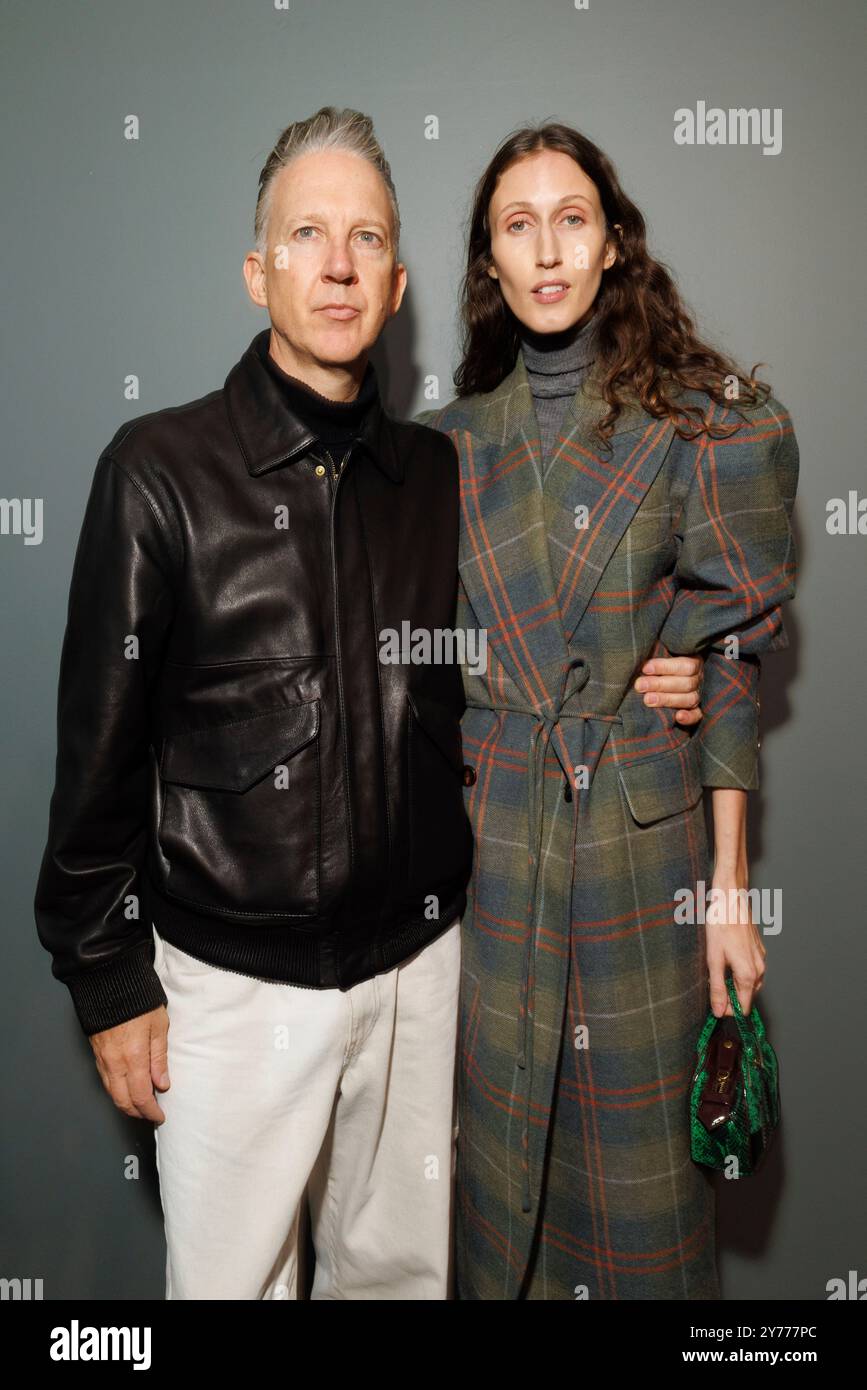 Jefferson Hack, left, and Anna Cleveland attend the Vivienne Westwood ...