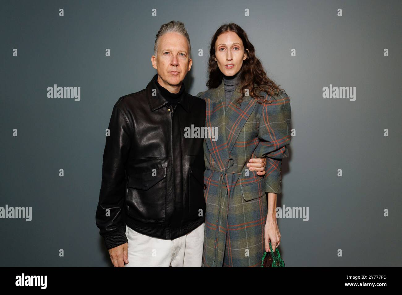 Jefferson Hack, left, and Anna Cleveland attend the Vivienne Westwood ...