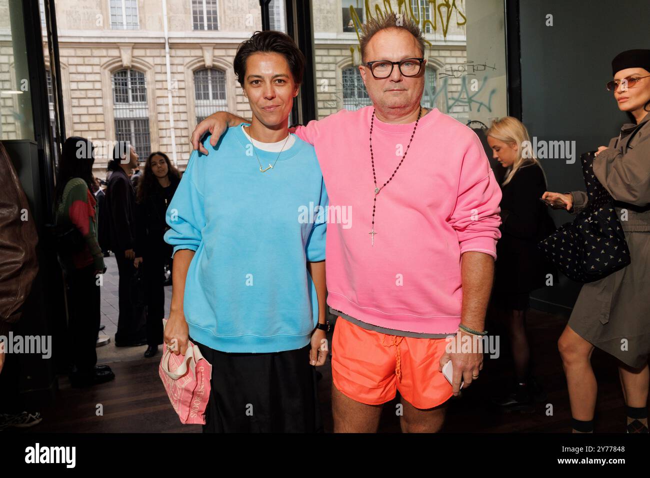 Dovile Drizyte and Juergen Teller attend the Vivienne Westwood Spring ...