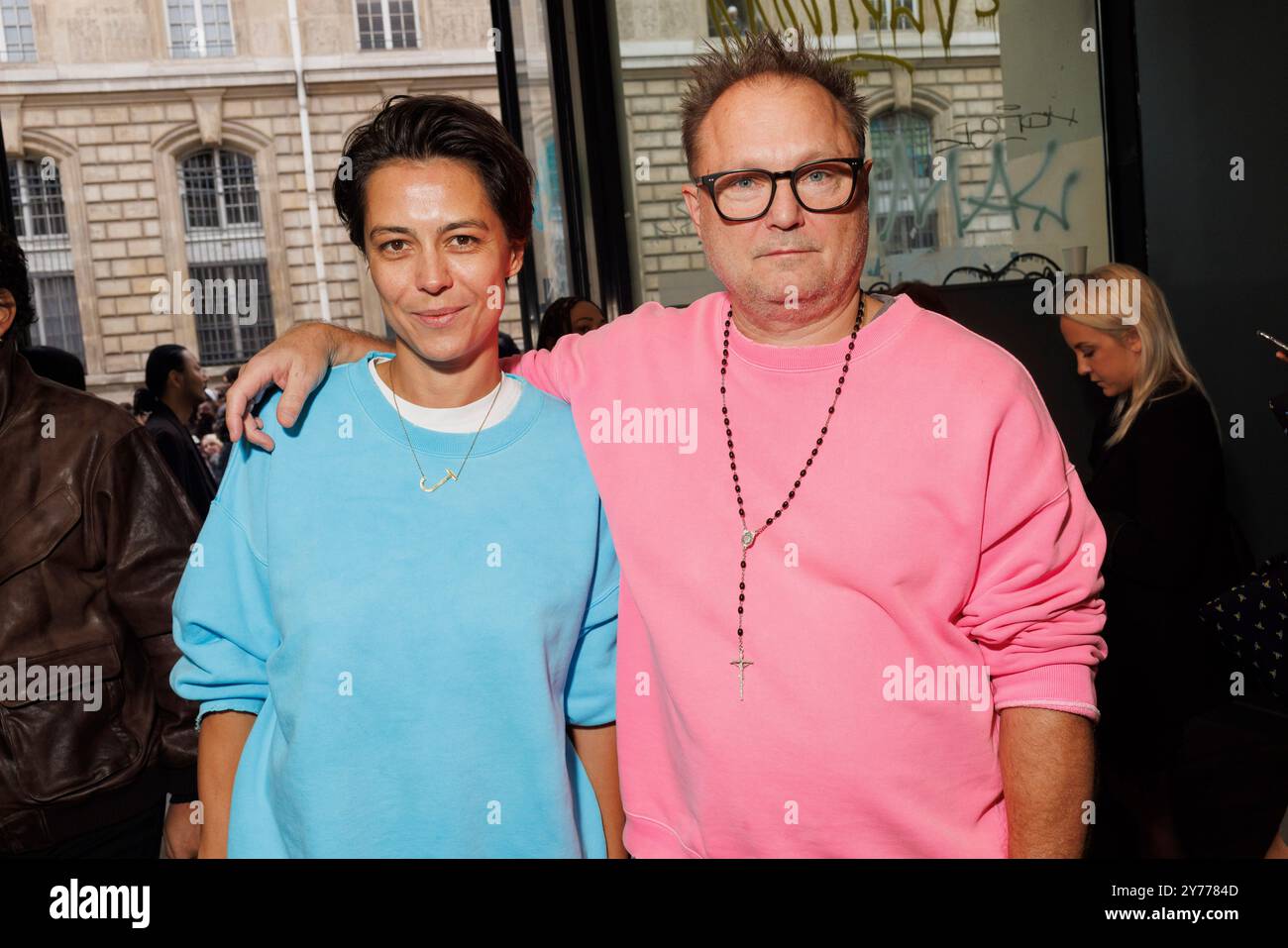 Dovile Drizyte and Juergen Teller attend the Vivienne Westwood Spring ...