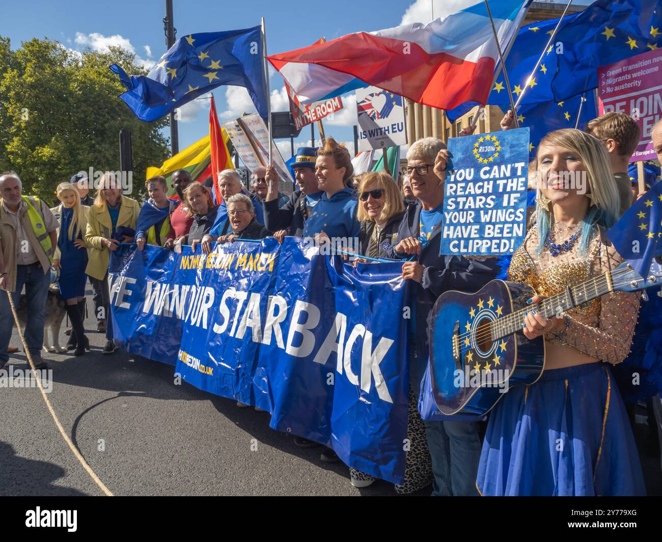 London, UK. 28 Sep 2024. Several thousands came to Park Lane for the ...