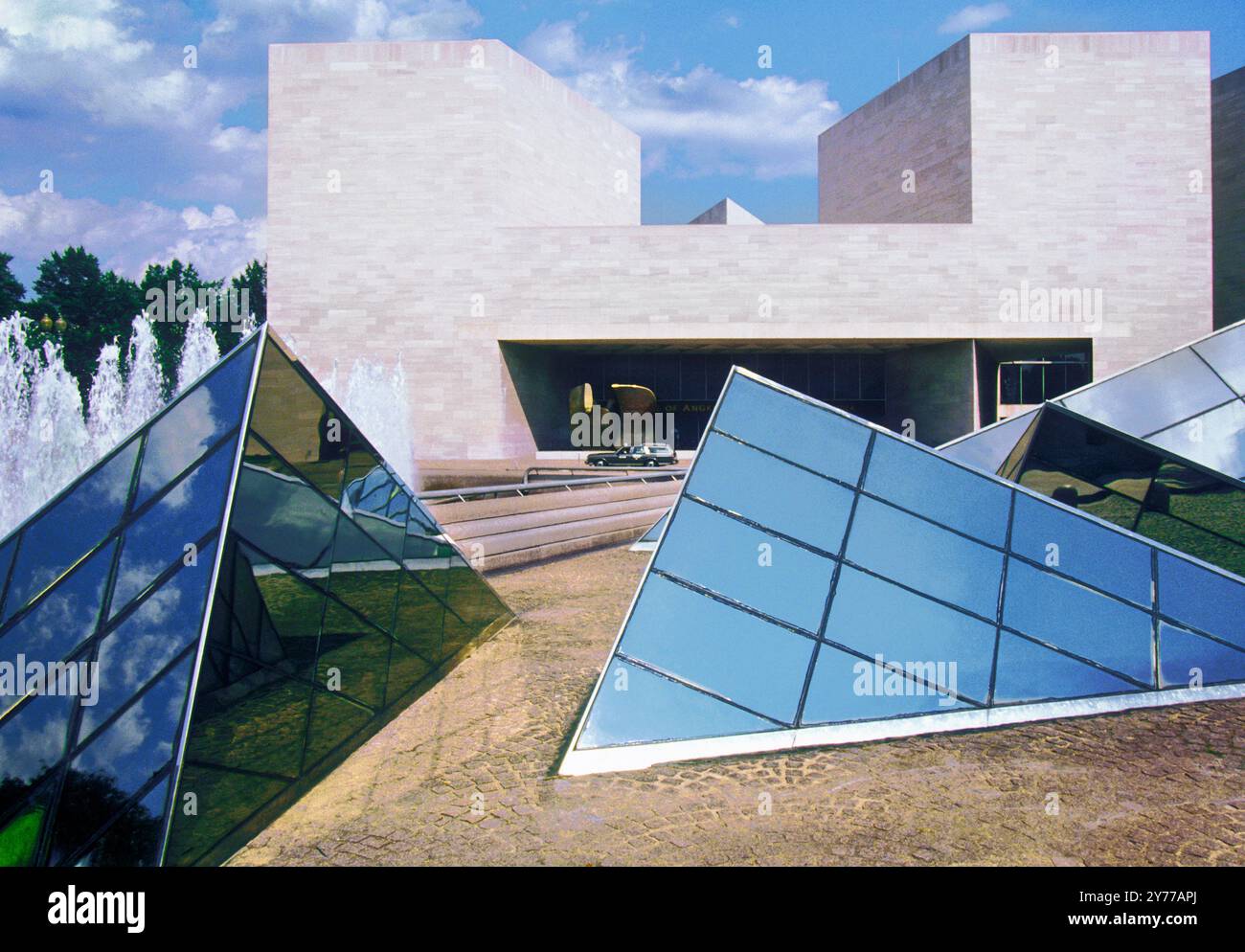 National Gallery of Art Museum building exterior in Washington DC ...