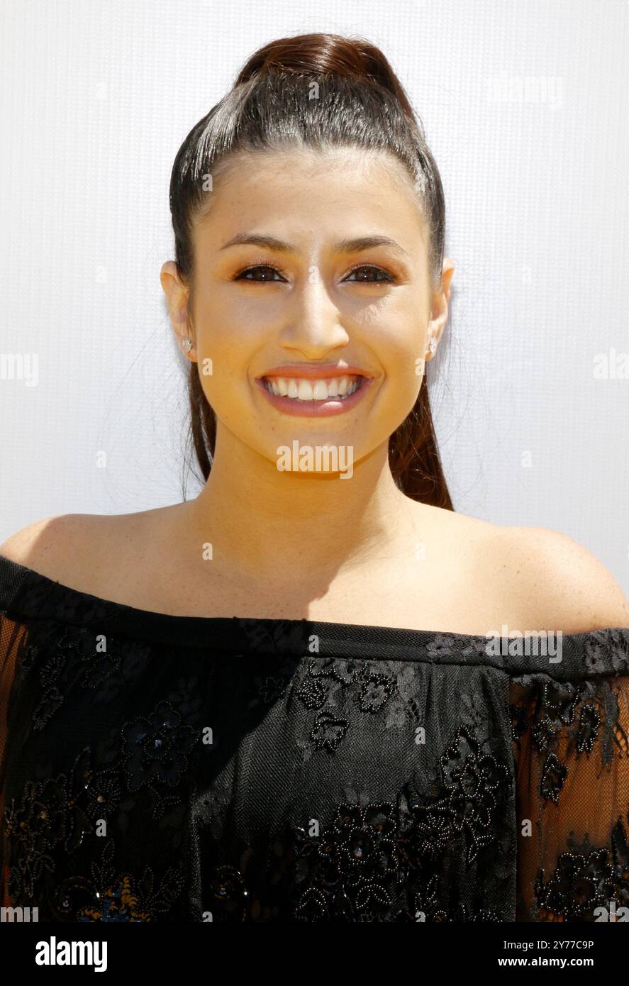 Dana Gaier at the World premiere of 'Despicable Me 3' held at the Shrine Auditorium in Los ...