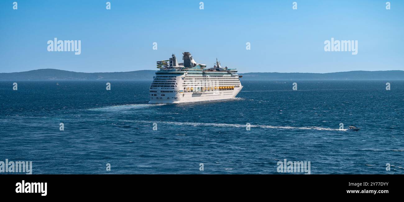 Split, Croatia - July 26, 2024: Royal Caribbean Cruise ship Explorer of ...