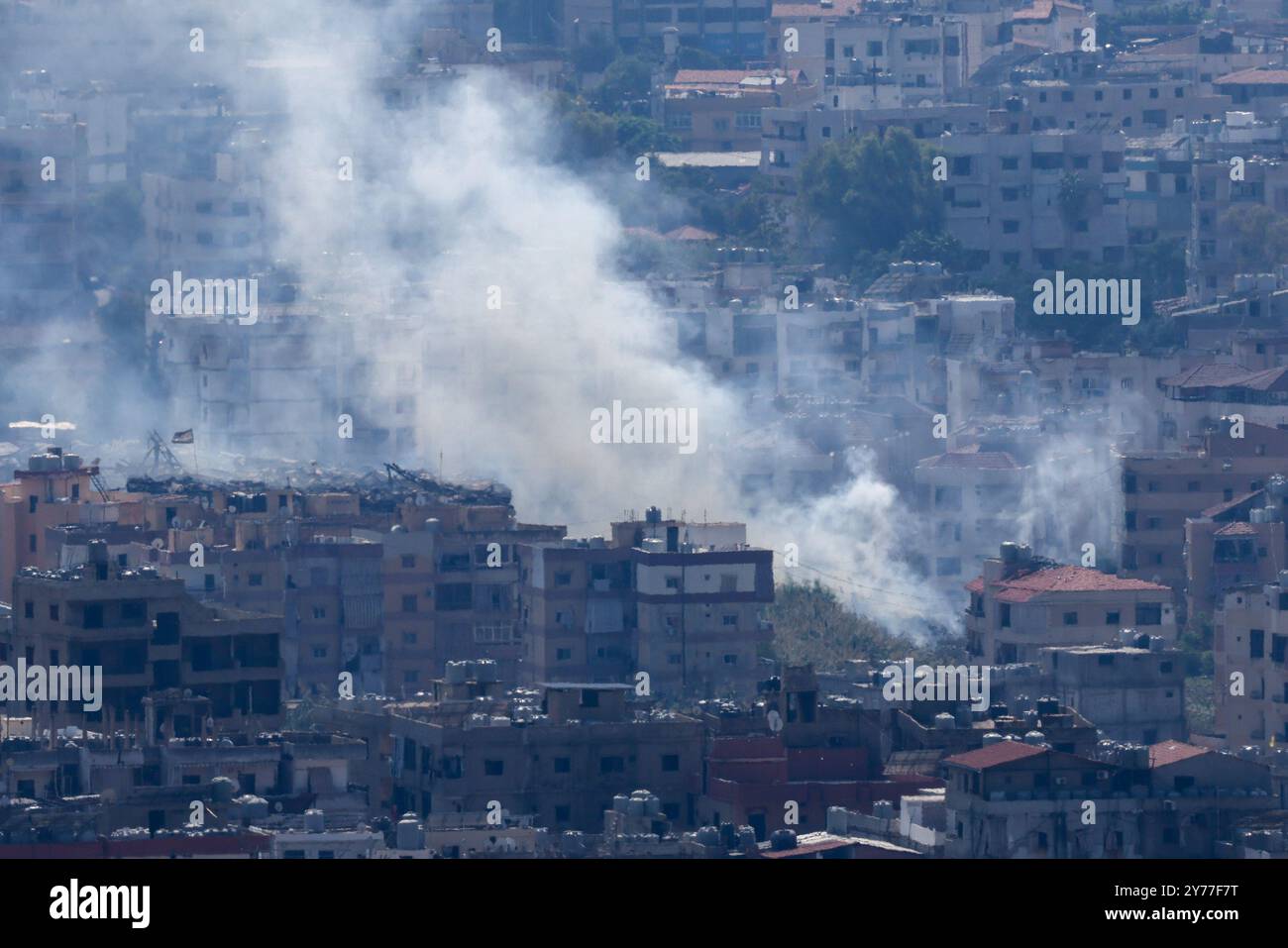 Beirut, Lebanon. 28th Sep, 2024. Le Pictorium agency - bombing of ...