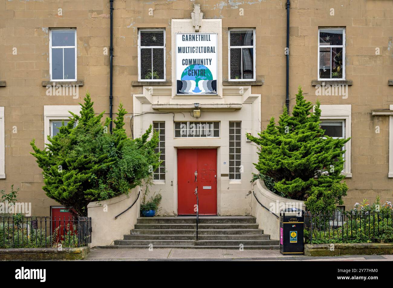 Entrance to Garnethill Multicultural Centre, Rose Street, Glasgow ...