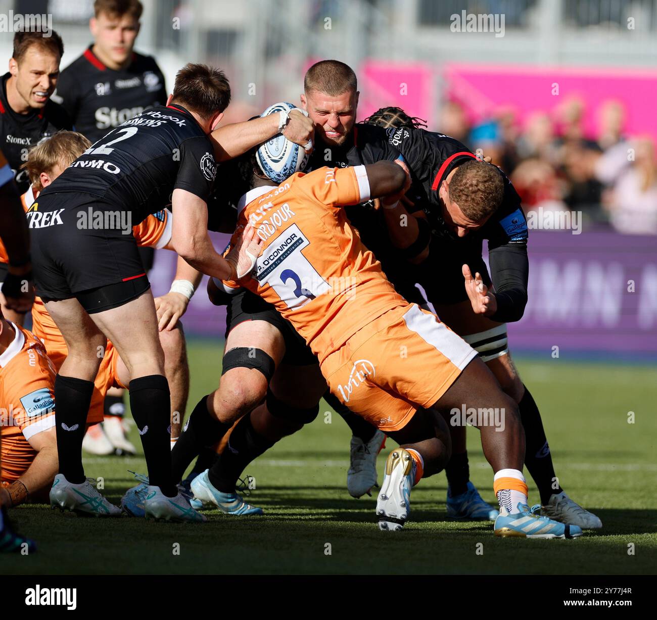 StoneX Stadium, London, UK. 28th Sep, 2024. Gallagher Premiership Rugby ...