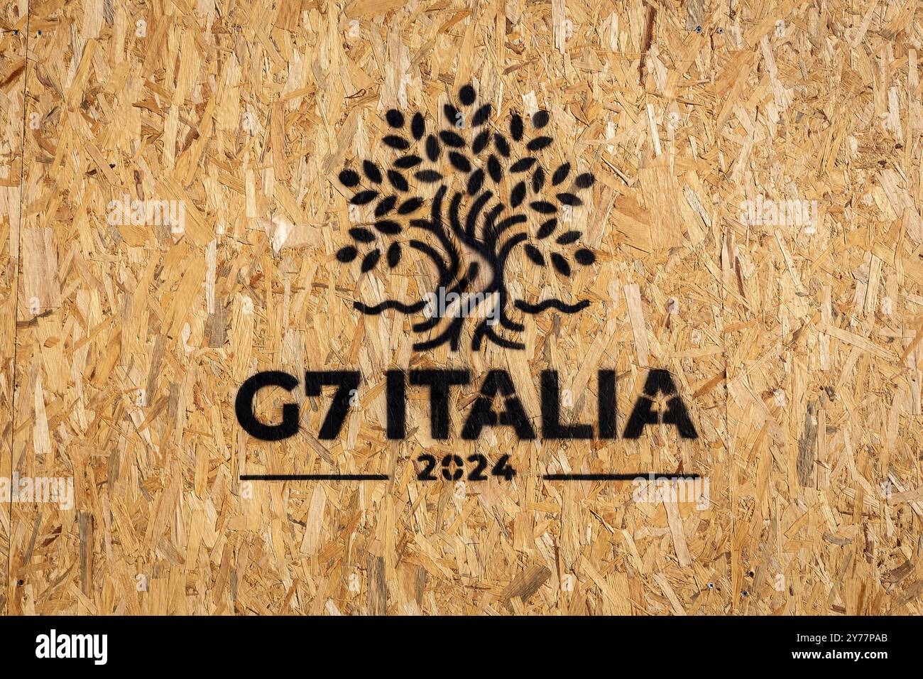 Logo g7 summit in italy hi-res stock photography and images - Alamy