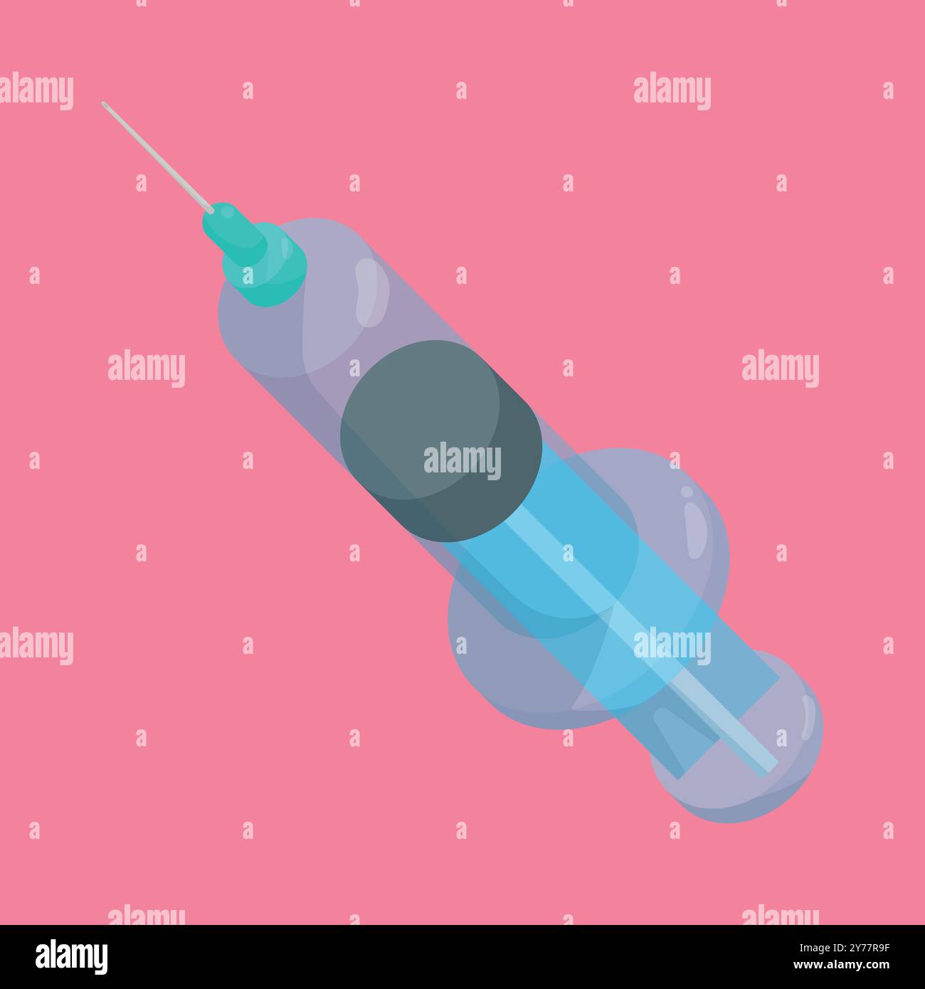 Syringe icon vector. medical Syringe illustration. Doctor Syringe icon ...