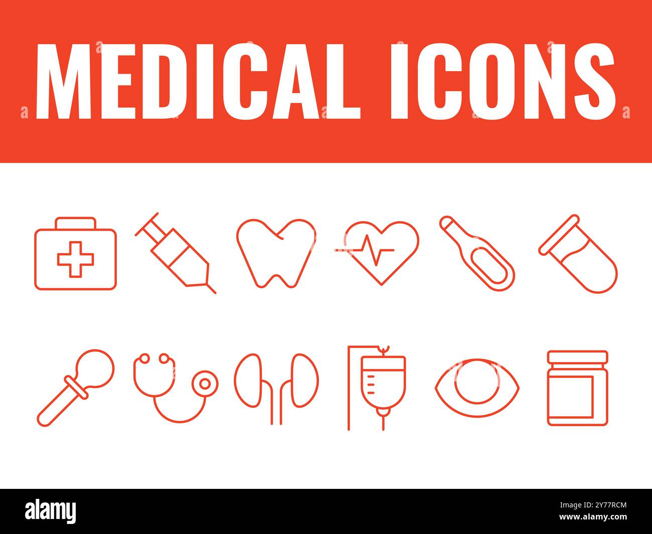 Medical icons set. Medical health icons vector. healthcare icons vector ...