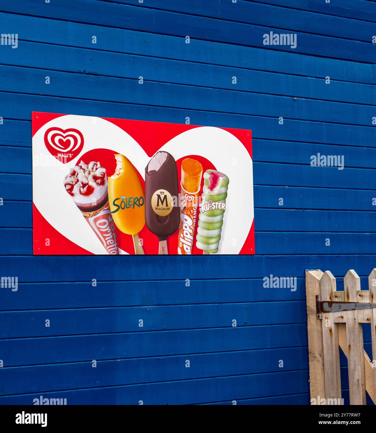 Walls ice cream advert Stock Photo - Alamy