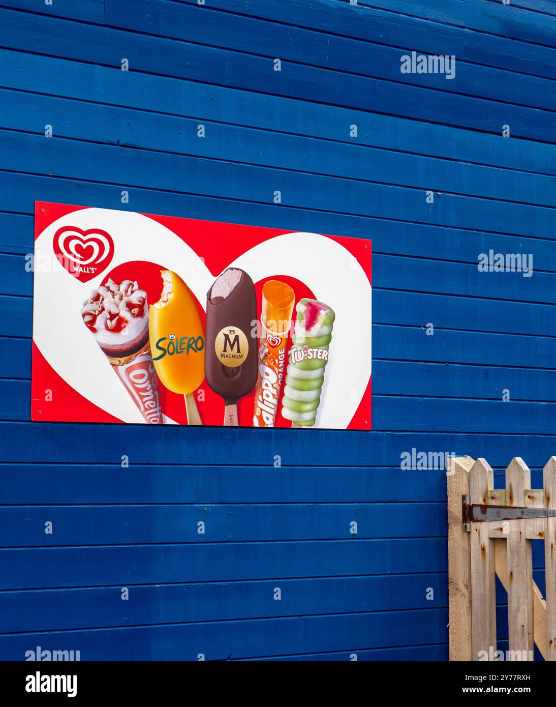 Walls ice cream advert Stock Photo - Alamy