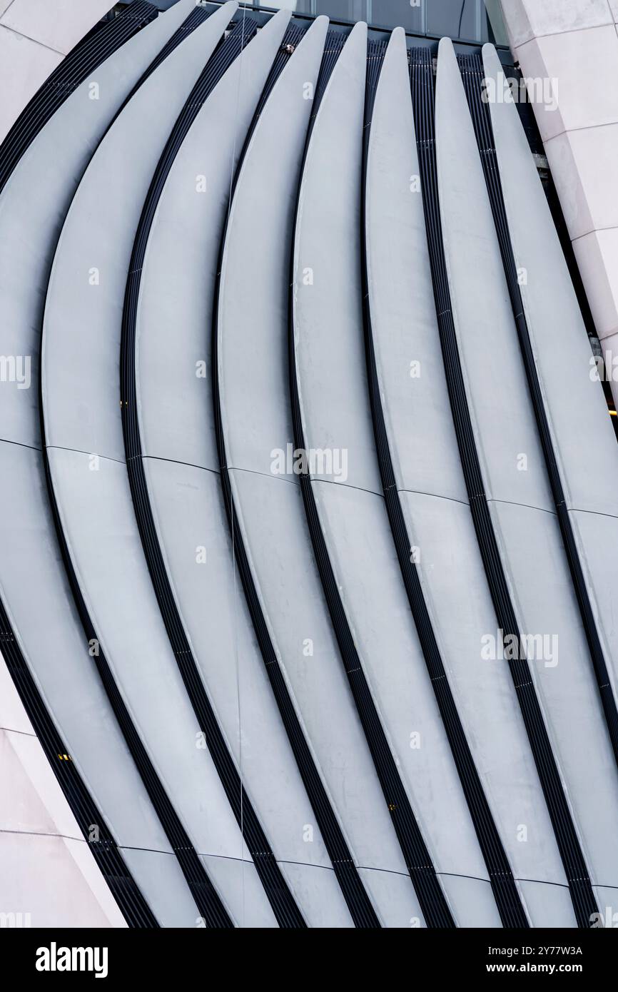 Metal fins resembling shark gills Stock Photo - Alamy