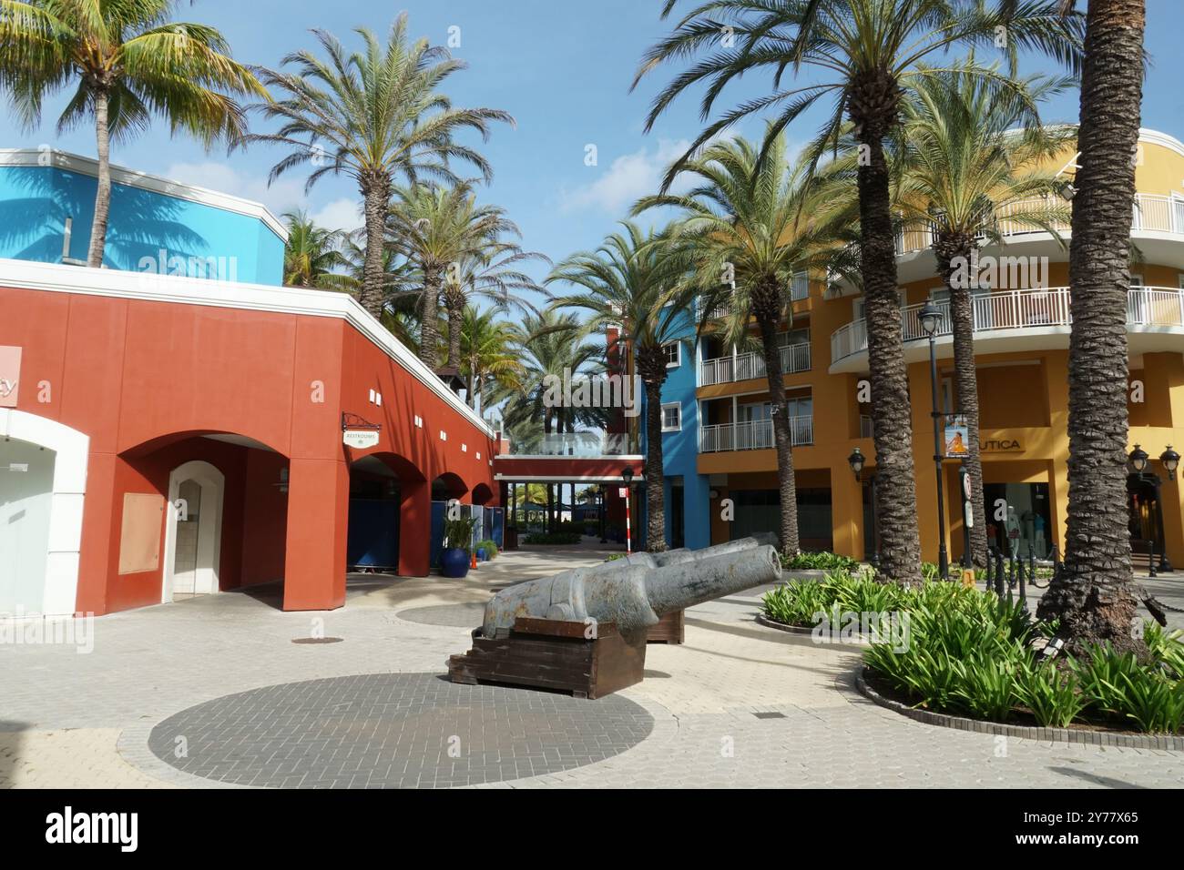 The port city of Willemstad, situated on the Caribbean island of ...