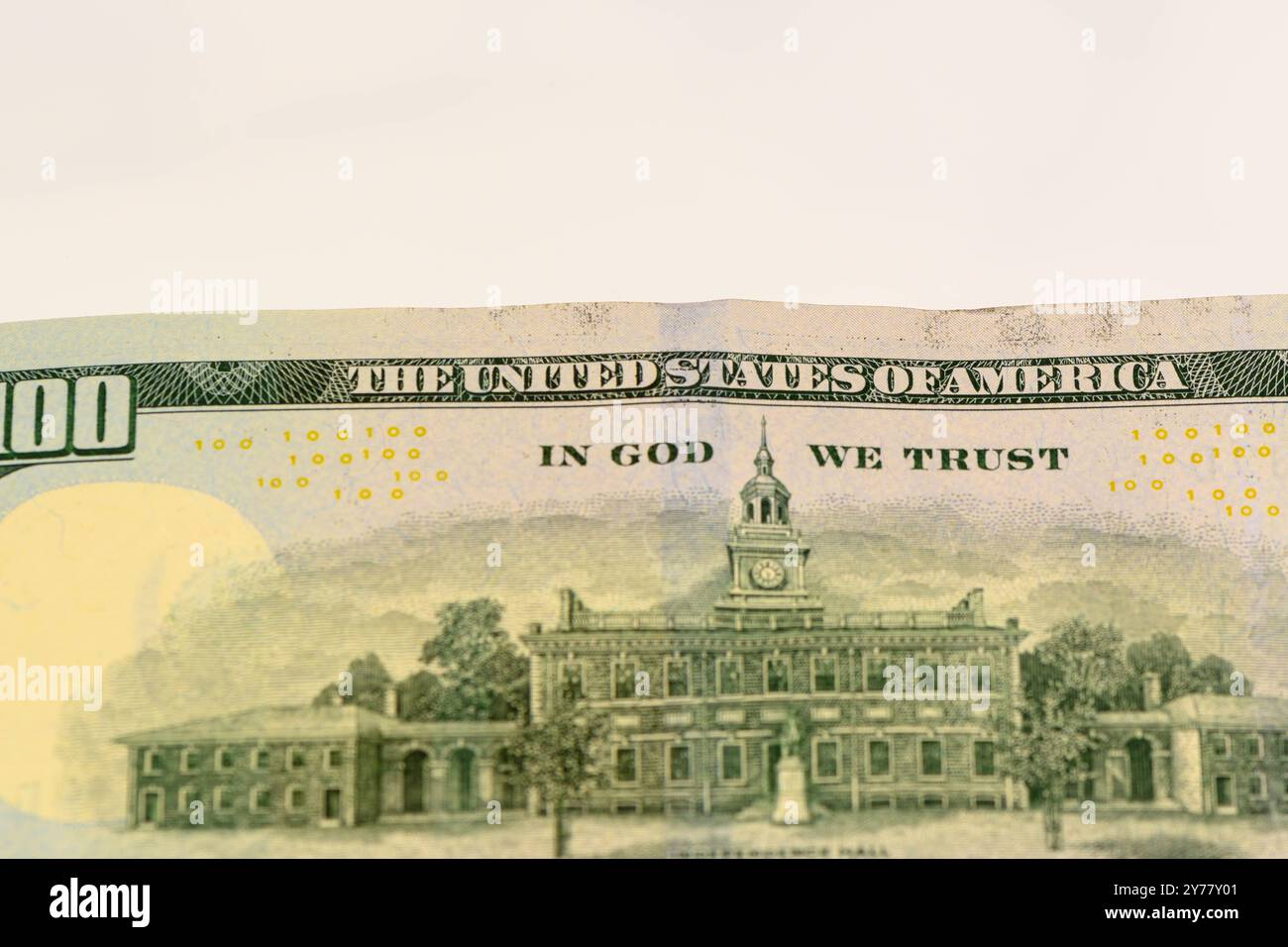 Stack of 100 Dollar Bill Paper Currency Stock Photo - Alamy