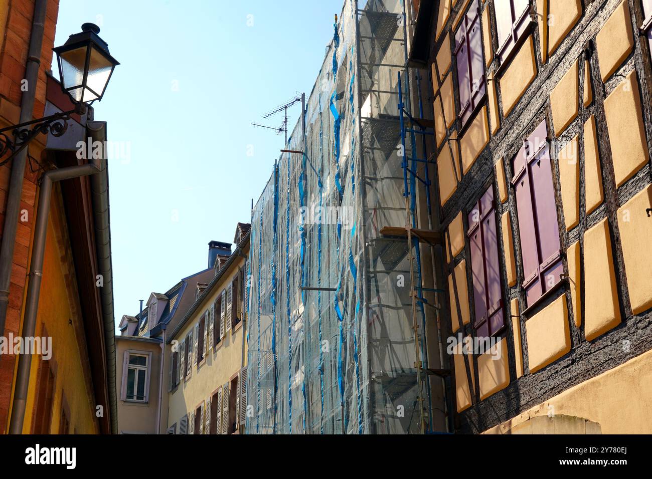 Ancient building in the French city of Colmar is currently undergoing ...