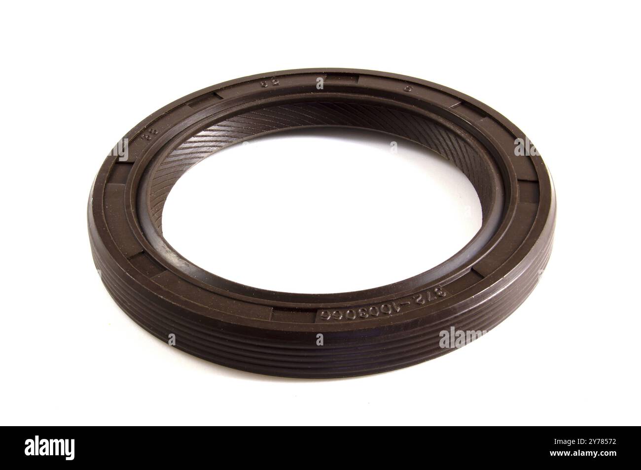 Car engine stuffing box isolated on white background Stock Photo - Alamy