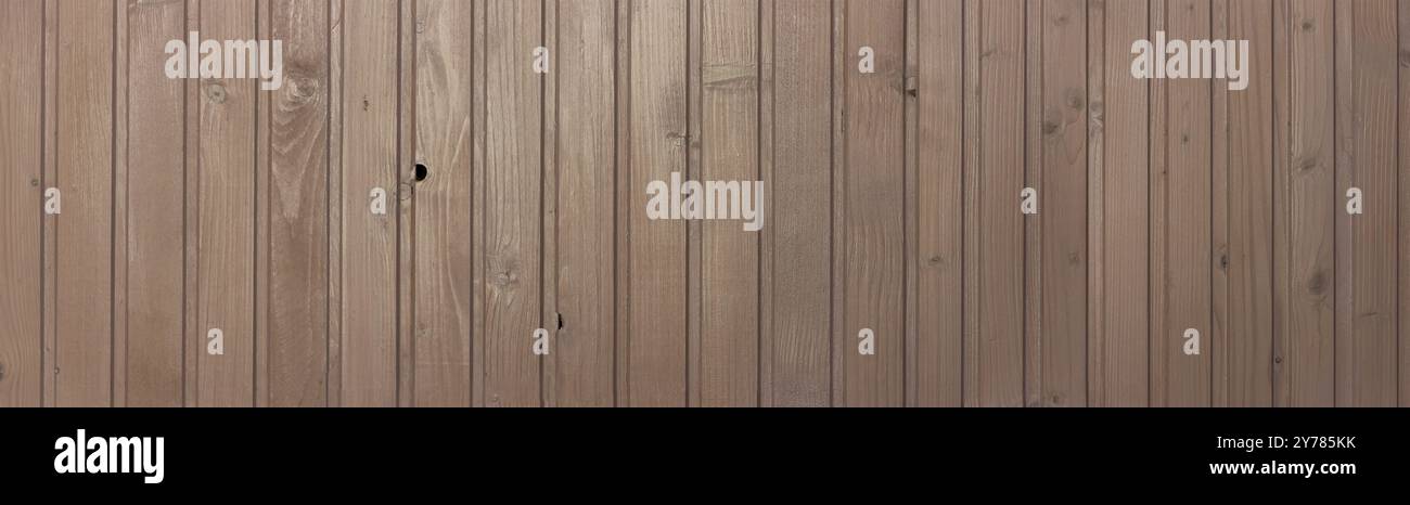 Panorama background with wooden brown boards, rails with texture Stock ...