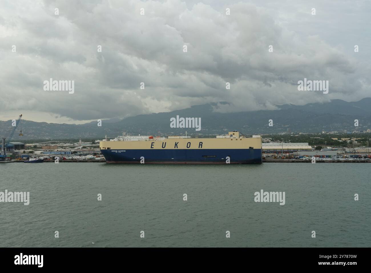 Car Carrier Morning Catherine sailing under the flag of Panama moored ...